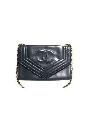 CHANEL | Bags | Chanel Cc Logo Gd Leather Chain Shoulder | Poshmark